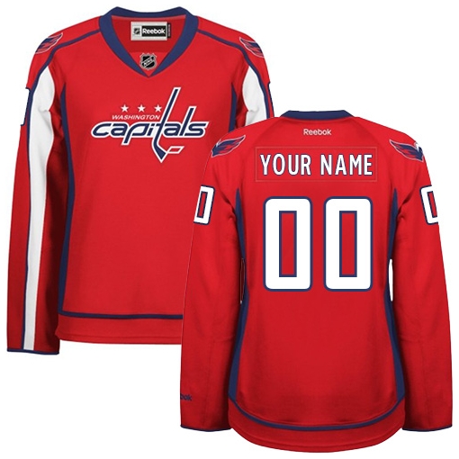 Women's Reebok Washington Capitals Customized Premier Red Home NHL Jersey Women's Reebok Washington Capitals Customized Premier Red Home NHL Jersey
